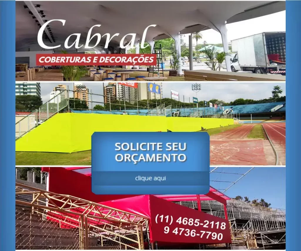 Locação de Cobertura Para Eventos em zona Norte de São Paulo SP ...